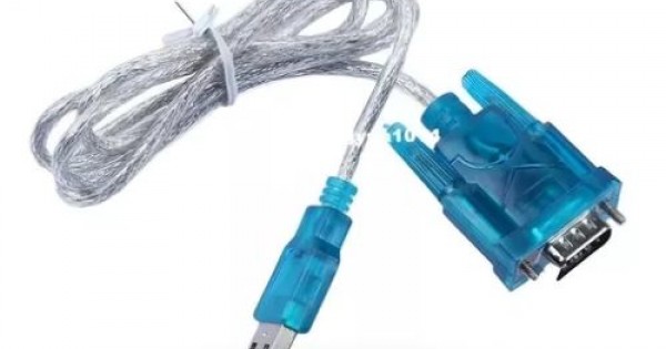 CABO CONVERSOR USB MACHO PARA SERIAL RS232